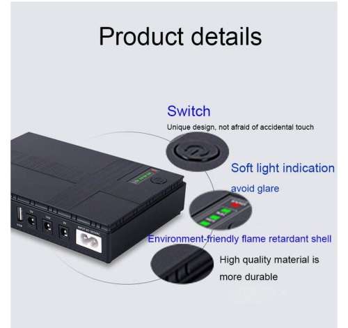UPS - 10400 mAh Mini UPS | Router / ONT / CCTV Backup Power Supply for ... UPS - 10400 mAh Mini UPS | Router / ONT / CCTV Backup Power Supply for ...